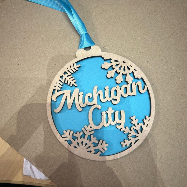 Custom Christmas Baubles With Name, Wooden Tree Baubles, Ornament With ...