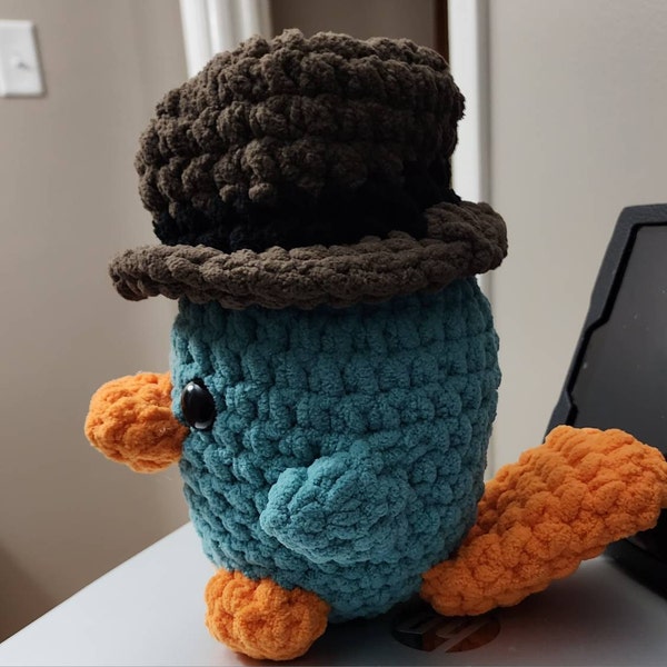 Crochet Platypus With Hat - Etsy