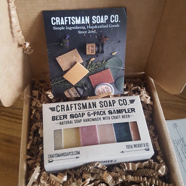 Beer Soap Sampler Set, California Craft Ales & Lagers, Handmade ...