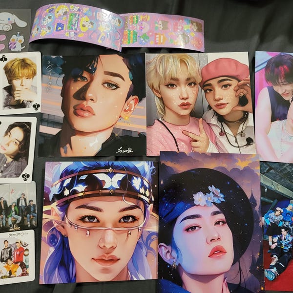 BTS Art Prints A5 Jimin Jungkook Yoongi Taehyung J-hope Suga Rm Rap Mon ...