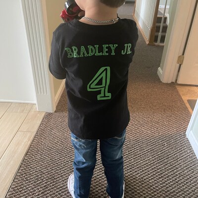 Add-on Name & Number Backside Add on Put Your Name and Number on Back ...