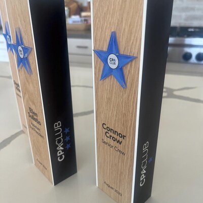 Modern and Unique Wooden Plaque, Laser Engraved Wooden and Acrylic ...