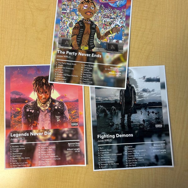 The Kid LAROI 3 Pack of Album Cover Posters: Showcase Your Favorite ...