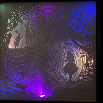 Lilo and Stitch Ohana Shadow Box - Etsy UK