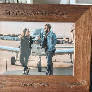 Airplane, Aviator Picture Frame, Custom Text - Etsy