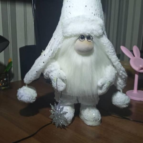 Pattern Pdf Scandinavian Gnome Lord of Snowflakes, Winter Decor ...