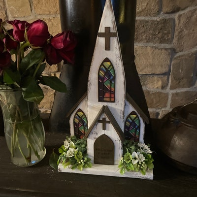 White Primitive Church - Etsy