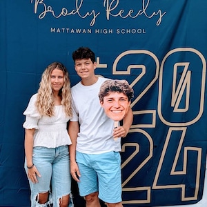 Arch Personalized Party Backdrop Customizable Banner for Retro Boho ...