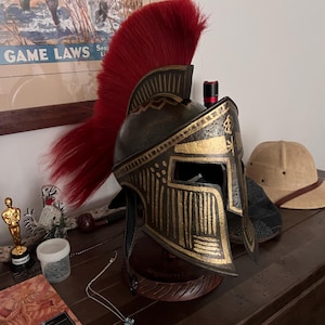 Roman Centurion Helmet Roman Design Engraved Helmet With Free Wooden ...