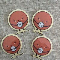 Quit Fibbin' - Medical Pun Vinyl Sticker Die Cut Waterproof Stickers ...