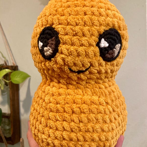 Cute Baby Peanut. Handmade Crochet Peanut Plushie - Etsy