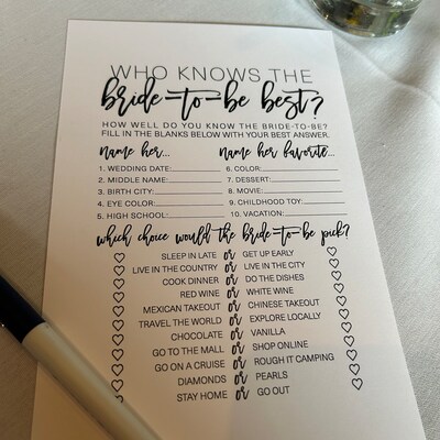 Please Take a Ring Game . Bridal Shower Please Take a Ring - Etsy