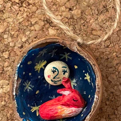 Walnut Shell Miniature Wren Unique Cottagecore Decoration Versatile ...