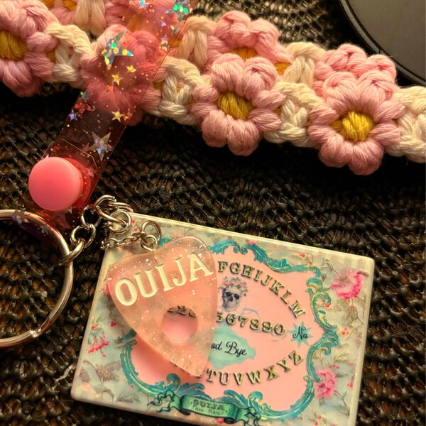 Ouija Board Keychain - Mini Ouija Board - Rainbow Ouija Board - Spirit ...