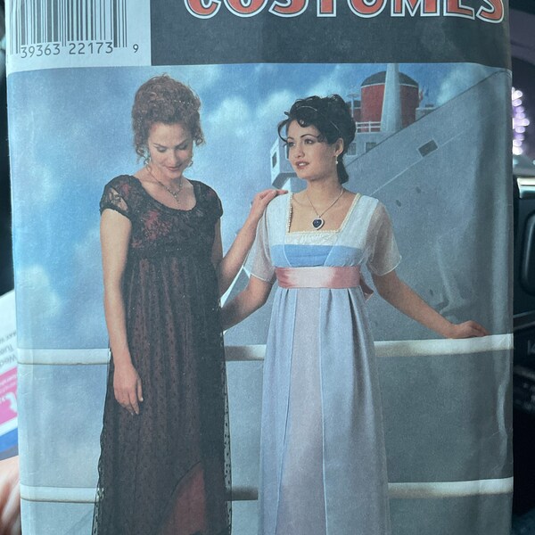 Simplicity 2745 Flared Girl's Coat With Godets & Hat Size 3..to ..8 ...