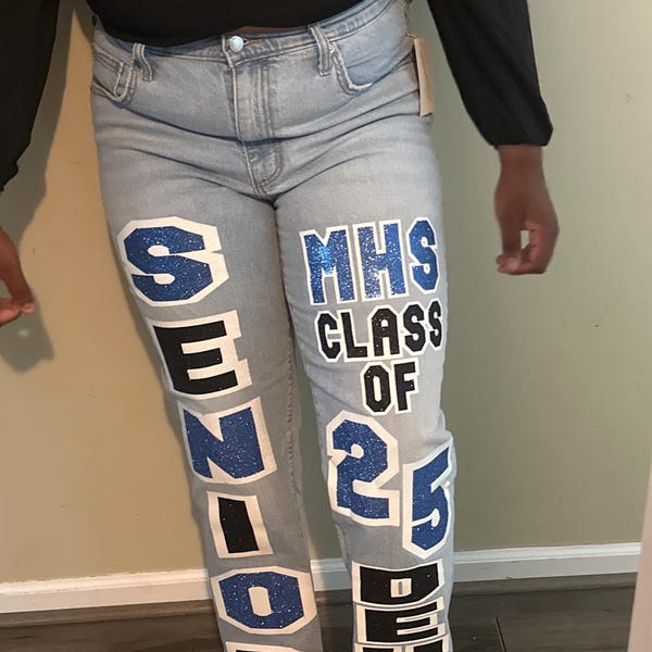Custom Jeans - Etsy