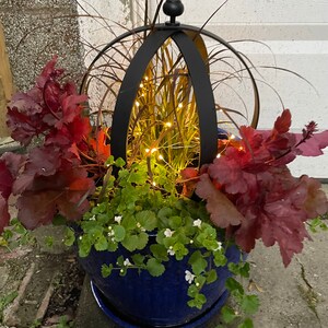 Set of Two Large Elysian Garden® Obelisk Orb: Containing 4 Hoops per ...