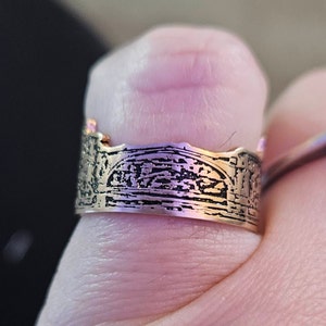 Custom City Ring Cityscape Ring Travel Ring Skyline Ring Statement Ring ...