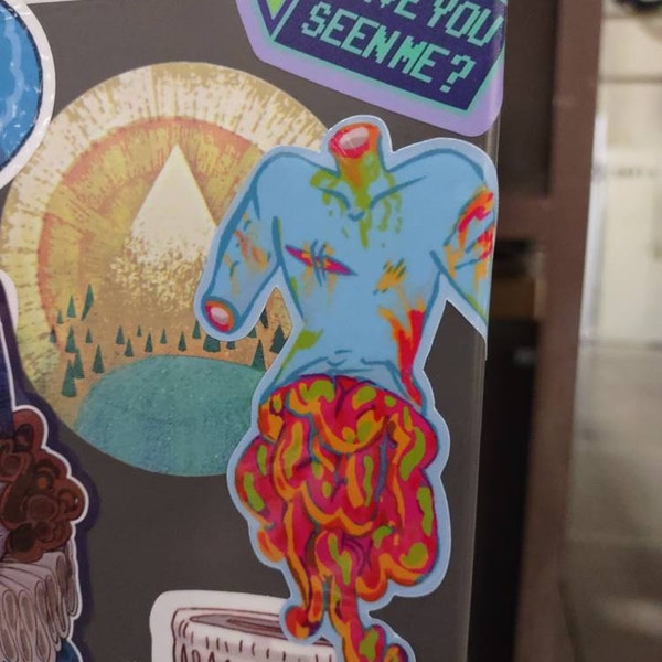 Spilling Intestines Sticker: Candy Gore, Laminated Waterproof - Etsy
