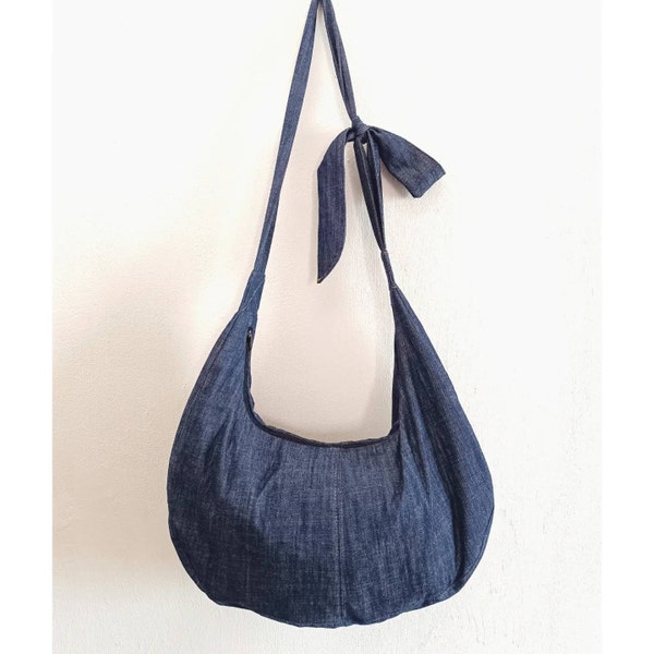 Crescent Bag Sewing Pattern, Oversized Hobo Bag, Crossbody Bag ...