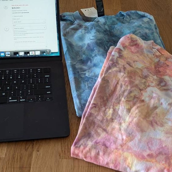 Custom Ice Dyed T-shirts - Etsy