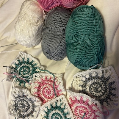 TANGLED Sun Crochet Square Pattern / PDF Written Pattern / English - Etsy