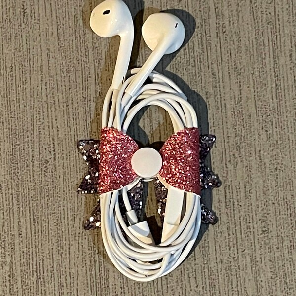 Earbud Holder SVG | Headphone Holder Template | Cord Organizer SVG ...