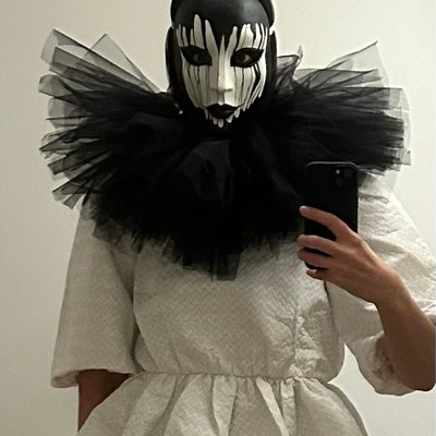 Limited Edition Pierrot's Face Original Venetian Handmade Mask Ideal ...