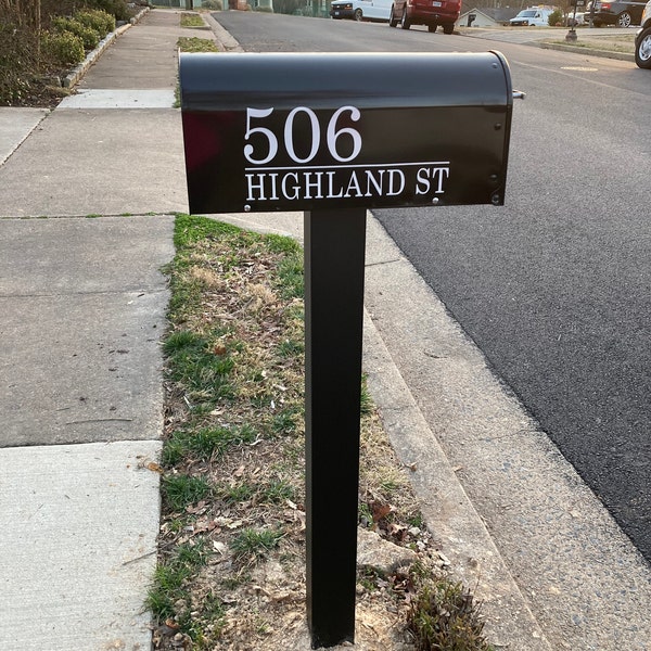 Classic House Numbers | Mailbox Decal | Address Sign Front Door Decor ...