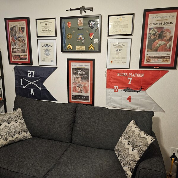 Custom Air Defense Artillery Guidon | Double Sided | ADA | 20"x27" | US ...