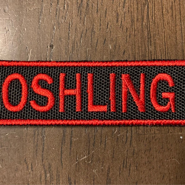 Custom Embroidered Name Tag Patch: Iron on or Hook & Loop, Sew On - Etsy