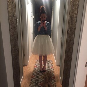 Mermaid Bridal Skirt Short Sweep Train White Long Skirt | Etsy