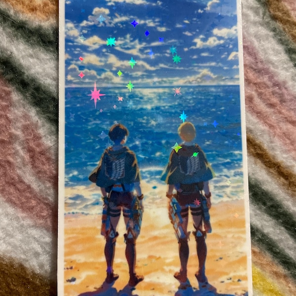 AOT Inspired Anime Bookmarks, Eren, Armin, Mikasa, & Levi - Etsy