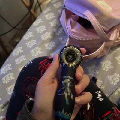 Tangled Rapunzel Fumed Glass Smoking Pipe - Etsy