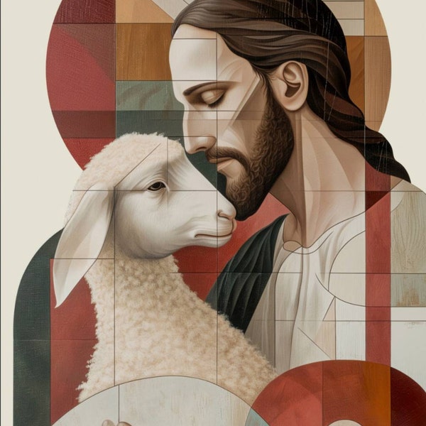 Jesus Christus Porträt Ölgemälde, Christliche Kunstwerk, Katholische ...