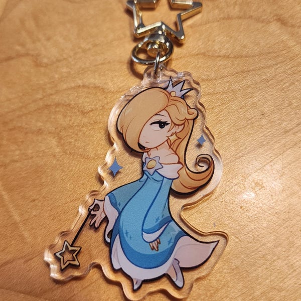 Nintendo Princesses - Keychain/sticker/button Charms - Etsy