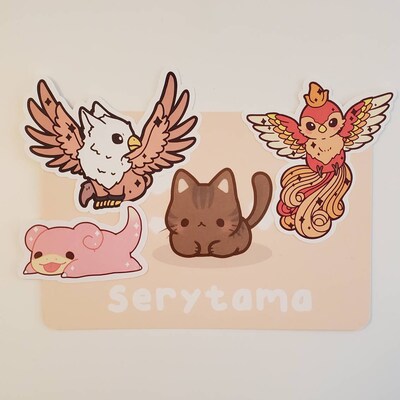 Cute and Kawaii Gryphon or Griffin Stickers-mythology Cryptid Creature ...