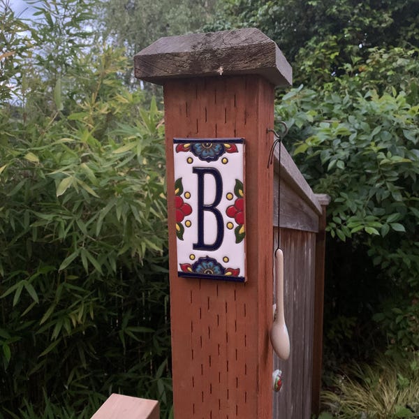 Key Holder for Wall, Key Rack, Key Hanger, Mexican Tile, Ceramic Tile ...