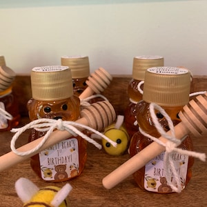 25 Pure Raw Custom Mini Honey Bears Choose Your Honey - Etsy