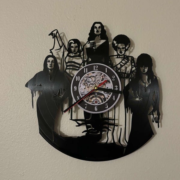 Record Clock With Fender Guitar Design, Lighted Vinyl Wall Clock for ...