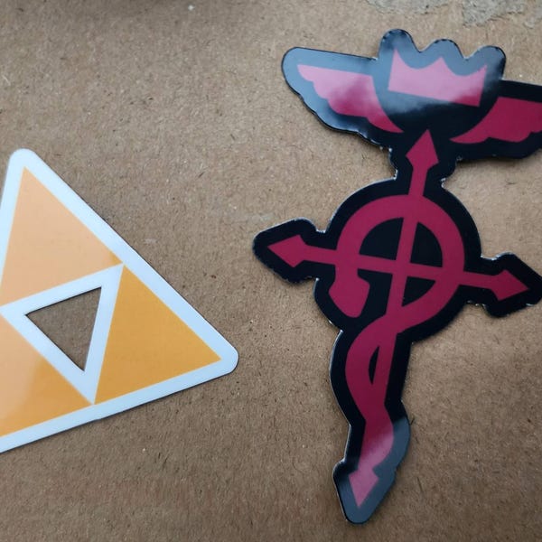 FMA Stickers - Vinyl Die-cut Stickers - Fullmetal Alchemist / Fullmetal ...
