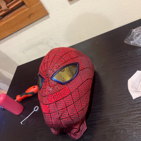 Spider Man PS5 Face Shell, Spider Man Face Shell, With Face Shell and ...