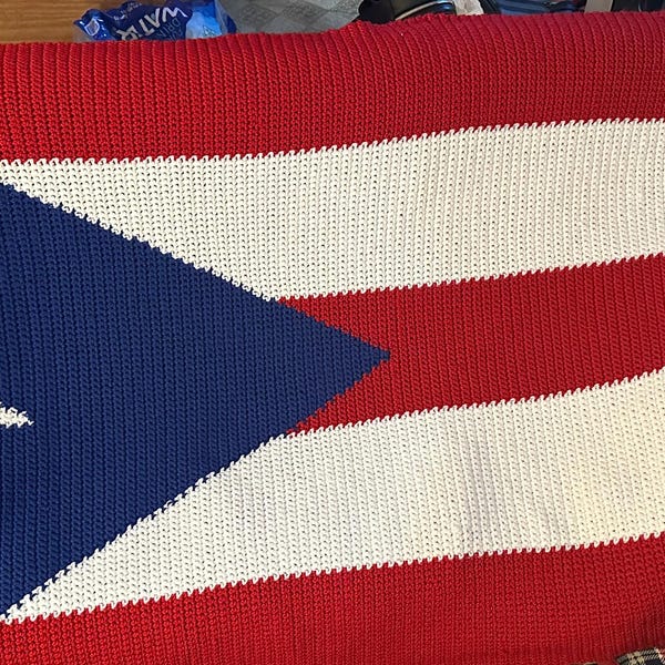Flag of Puerto Rico Graph Pattern - Fun & Easy to Crochet! - Etsy