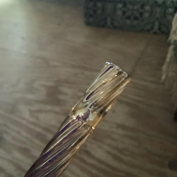 Pipe Peach Pipe Glass Hand Pipe Pink Peach Pipes Unique Handmade Pipe ...
