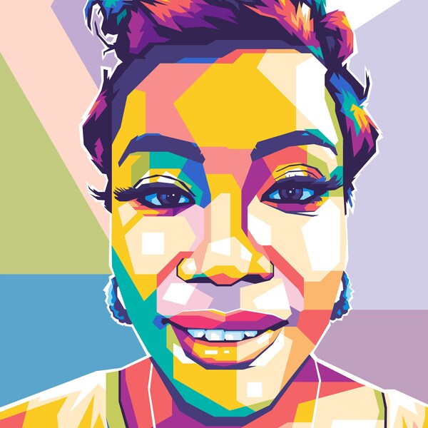 Transform Your Photo Into Unique WPAP Pop Art Portrait Gift for Loved ...