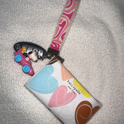 Swirl Spiral Custom Keychain Wristlet / Key Fob Keychain Lanyard Strap ...