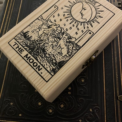 Tarot Cards Box 13 Designs,handcrafted for Storing Your Cards , Hinged ...