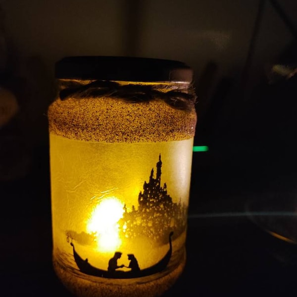 Tangled Candle Holder - Tangled Lantern - Tangled Decor - Rapunzel ...