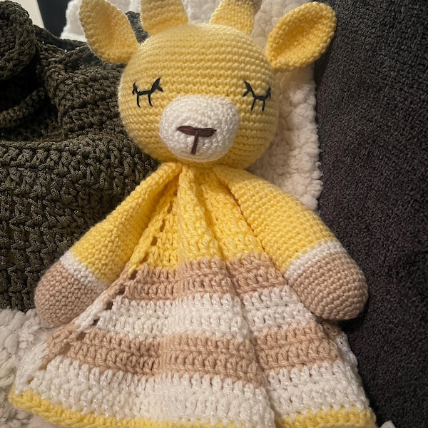 Fox Lovey Crochet PDF Pattern Crochet Fox Animal Comforter Security ...