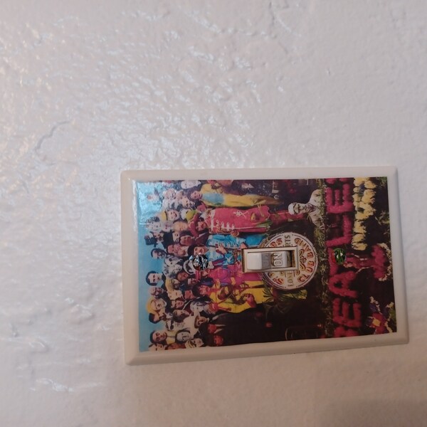 Collectable Beatles Switch Plates- Sergeant Peppers Beatles Wall Art ...